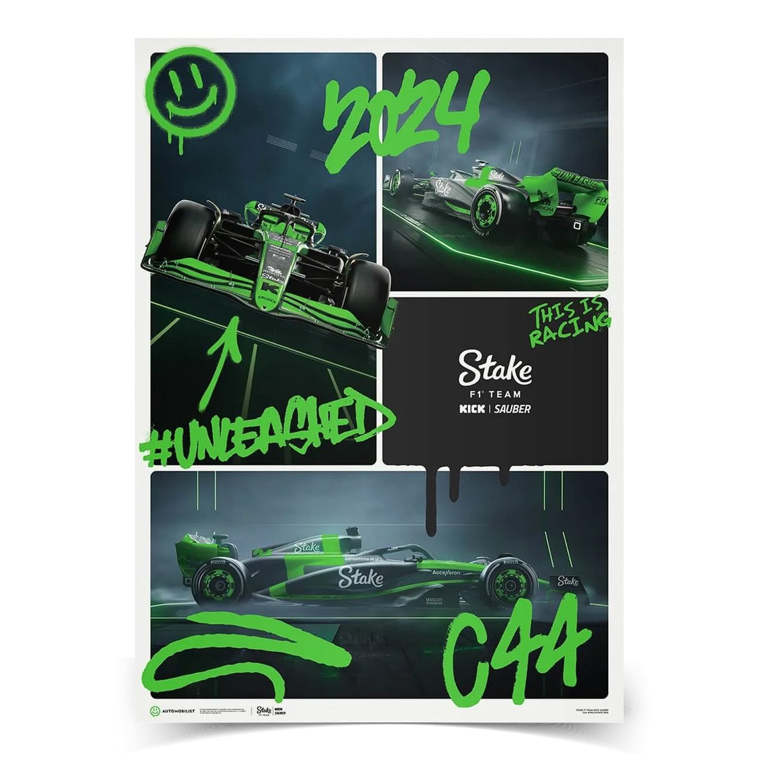 Stake F1 Team KICK Sauber - C44 - #Unleashed - 2024 - Grand Prix Factory